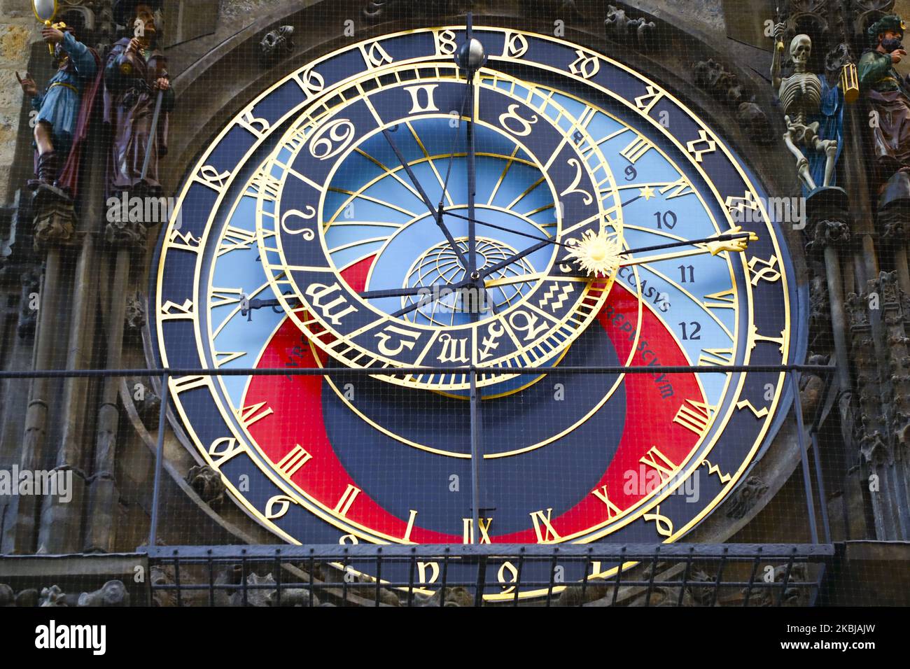 Astronomical clock is pictured at the Old Town in Prague, Czech ...