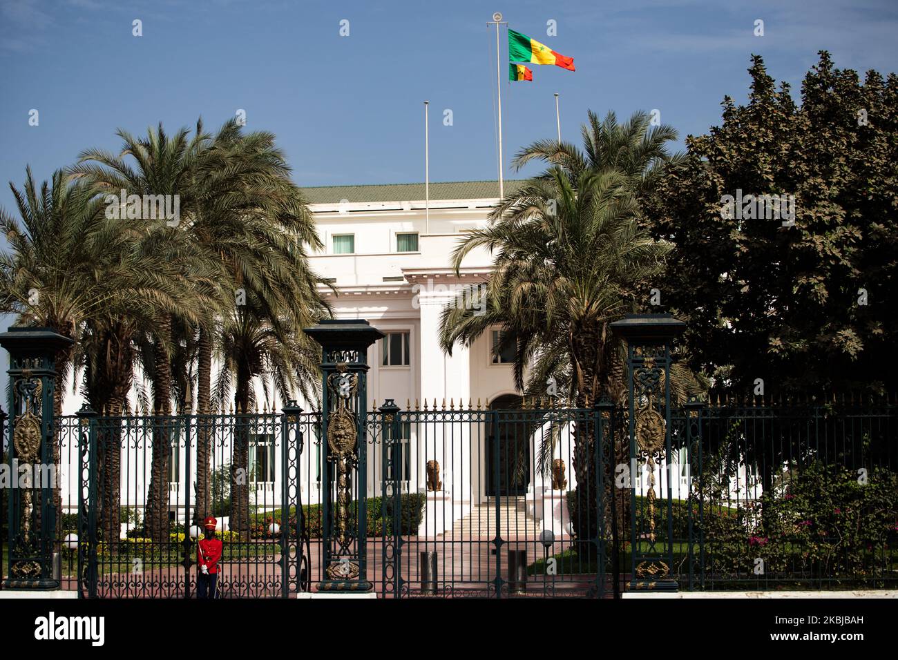 Presidential palais of Senegal in Dakar, Senegal, on March 3, 2020. A ...