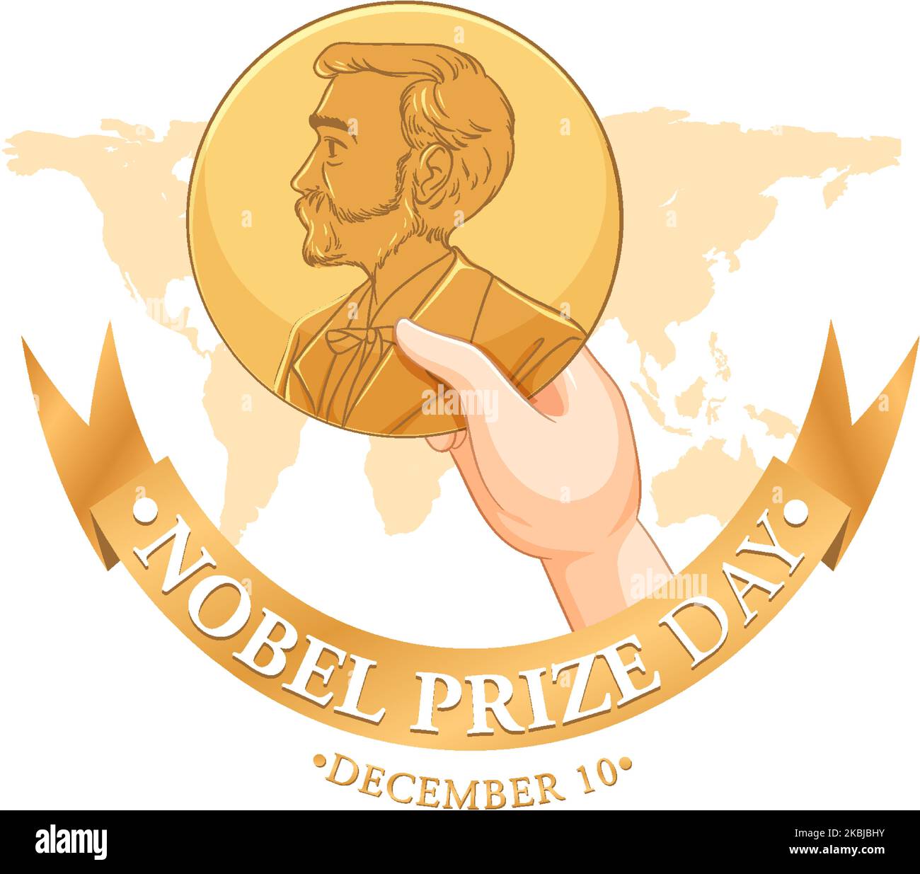 Nobel Prize Day Banner Design illustration Stock Vector Image & Art - Alamy