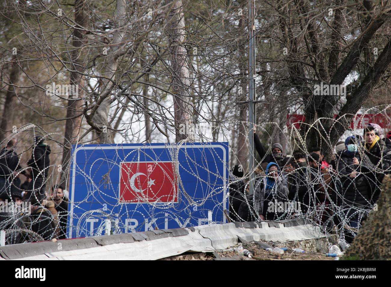 Greek turkish borderline hi-res stock photography and images - Alamy