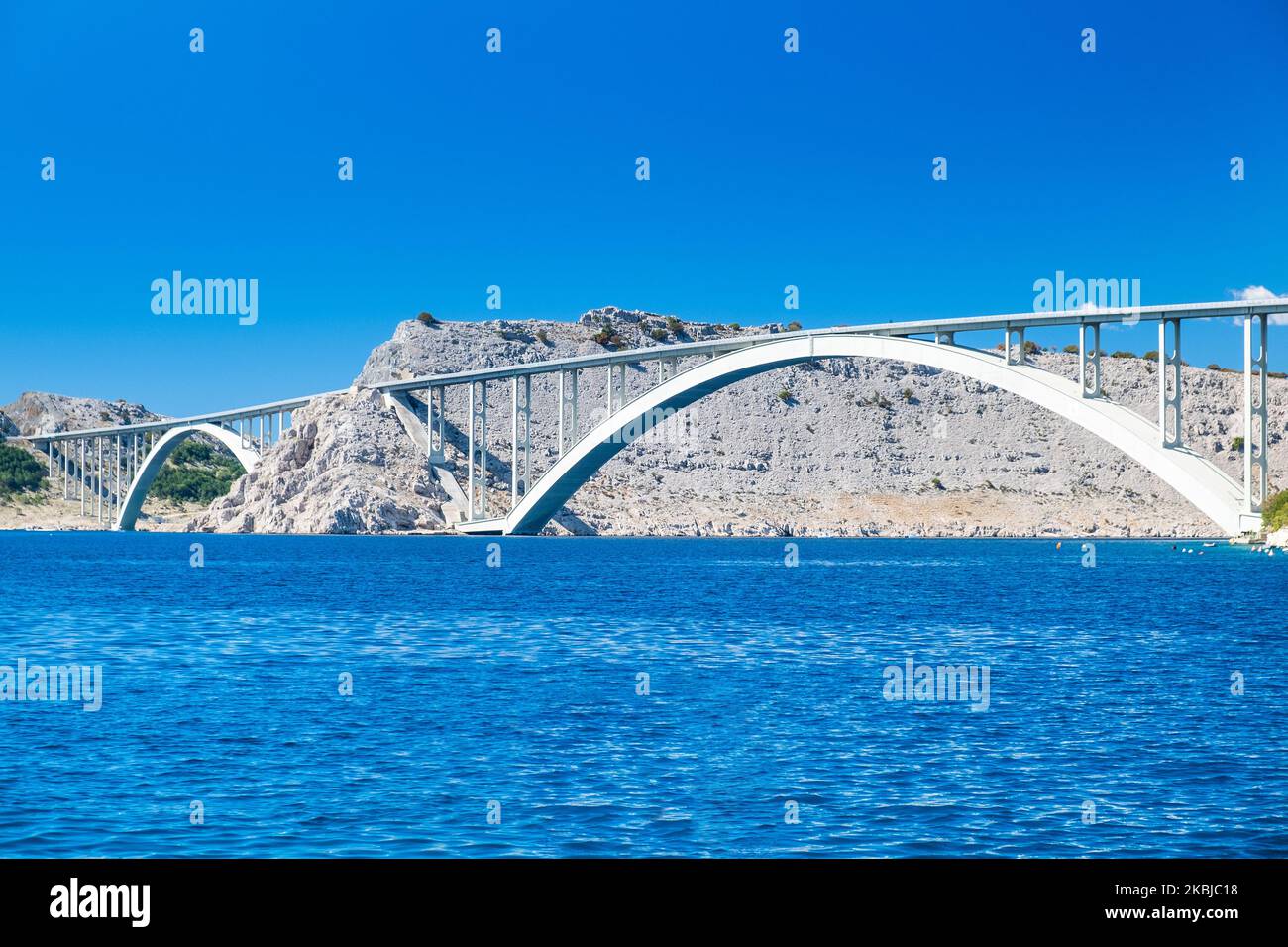 Bridge on the island of Krk in Croatia Stock Photo - Alamy