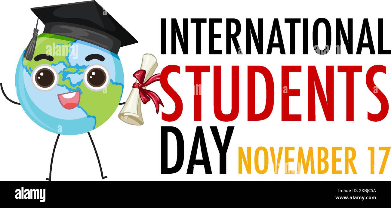 International Student Day Banner Design illustration Stock Vector Image ...