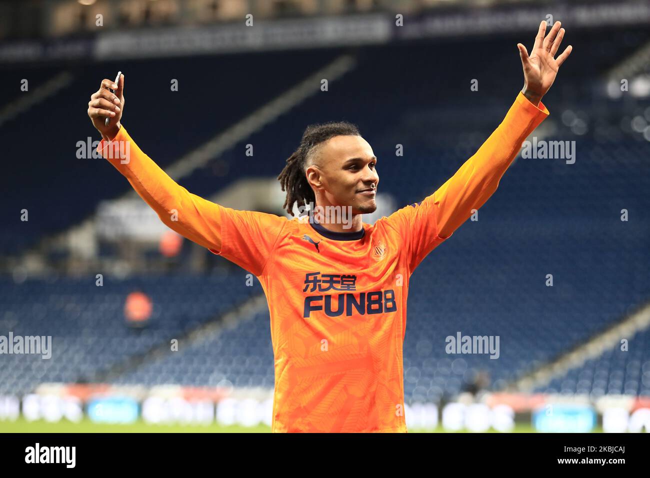 Valentino Lazaro of Newcastle United after the FA Cup match between ...
