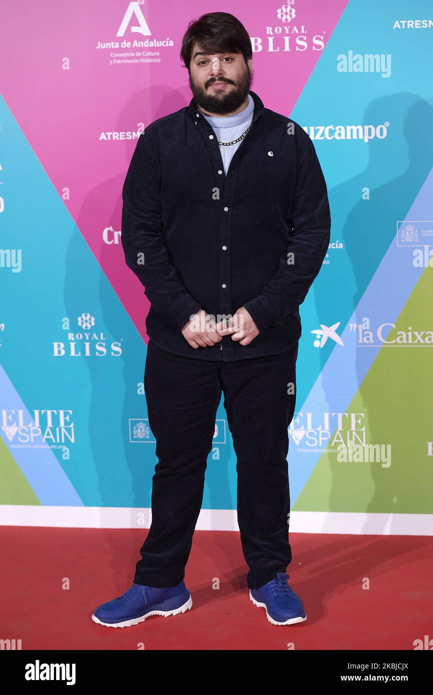Brais Efe attends the 23rd Malaga Film Festival Cocktail Party ...