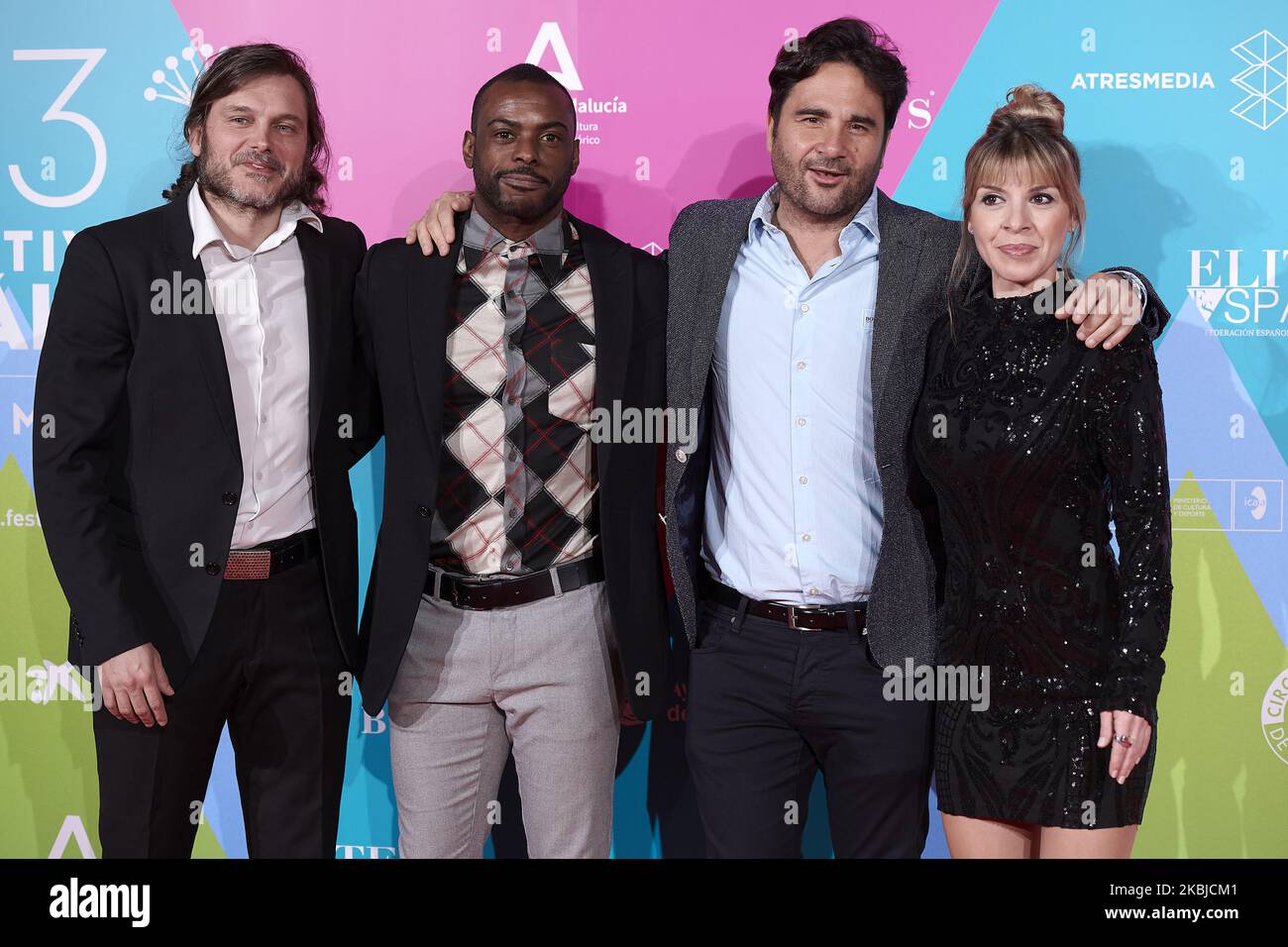 Salva Reina, Bore Buika, Mara Guil attends the 23rd Malaga Film ...