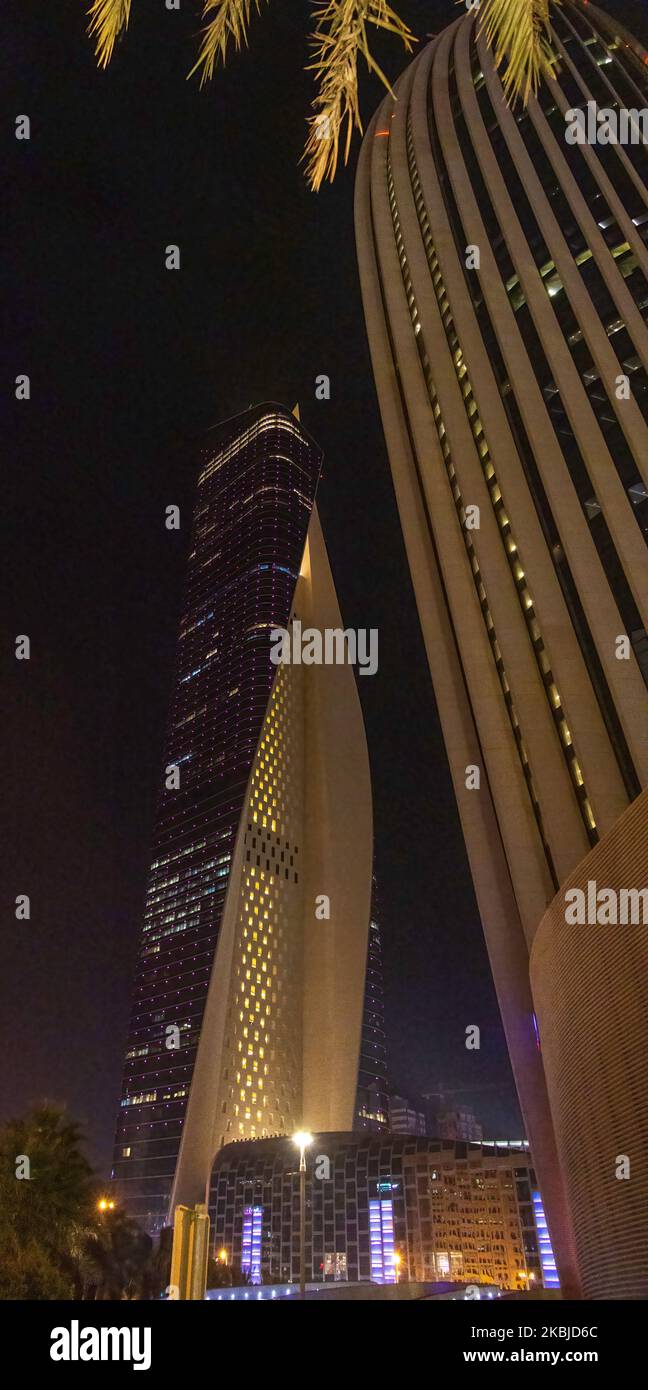 The Al Hamra Firdous Tower and National Bank of Kuwait tower, designed ...