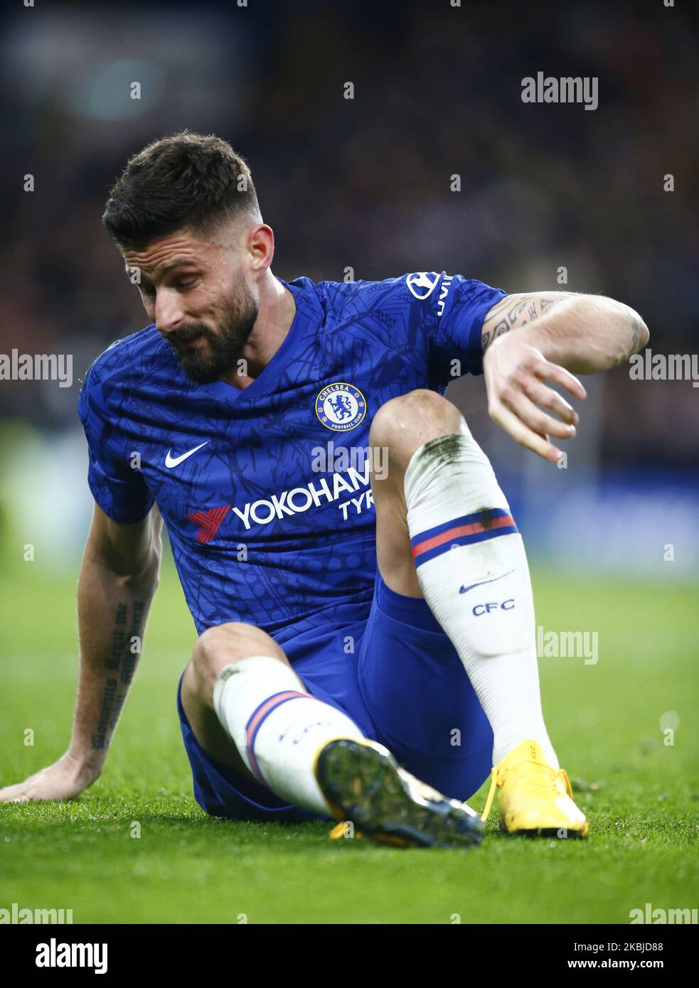 Chelsea's Olivier Giroud in action during The FA Cup Fifth Round ...