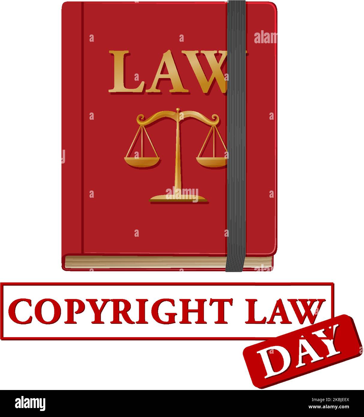 Copyright Law Day Banner Design illustration Stock Vector Image & Art ...