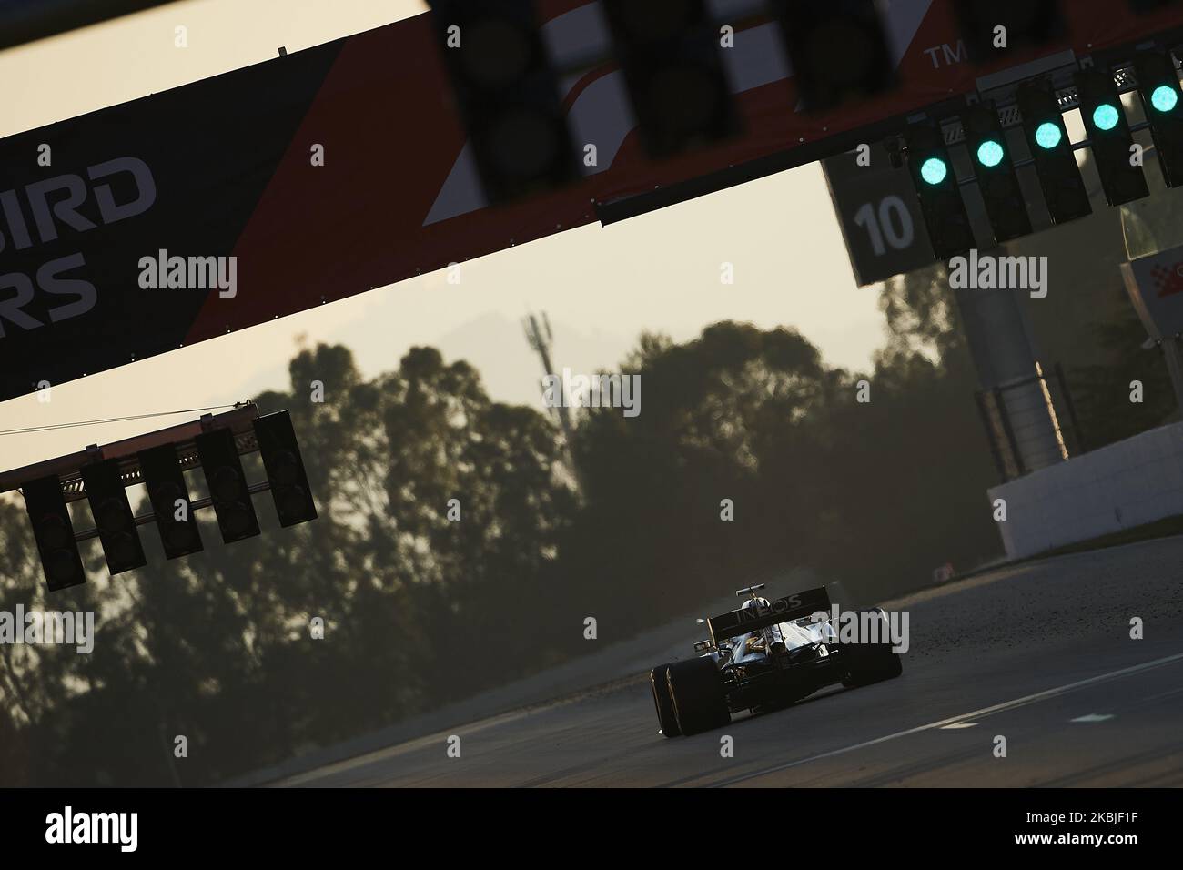 Lewis Hamilton of Great Britain driving the (44) Mercedes-AMG Petronas ...