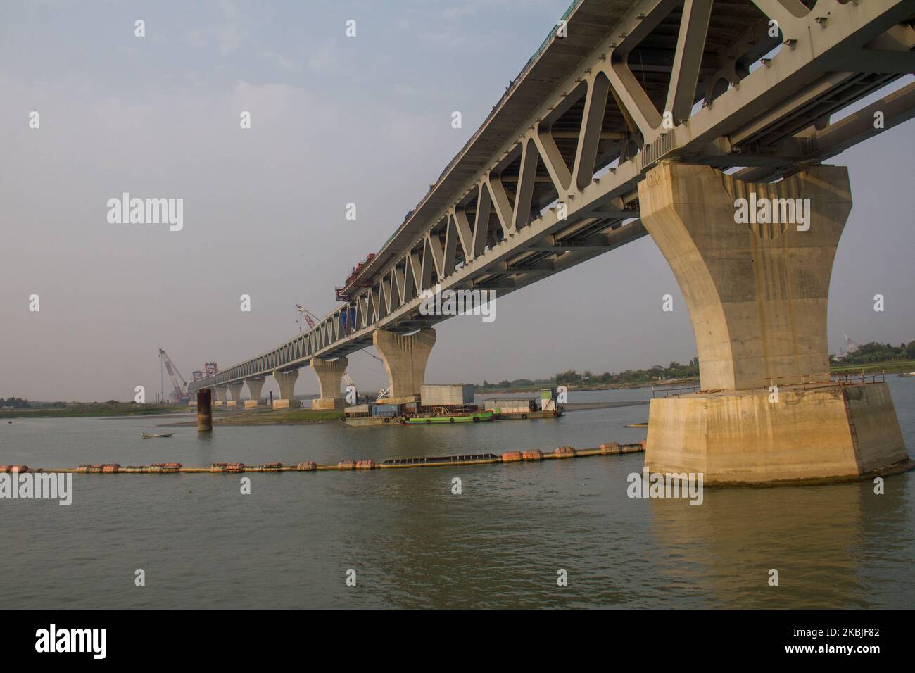 A view of the Padma bridge in Dhaka, Bangladesh, on March 5, 2020. The ...