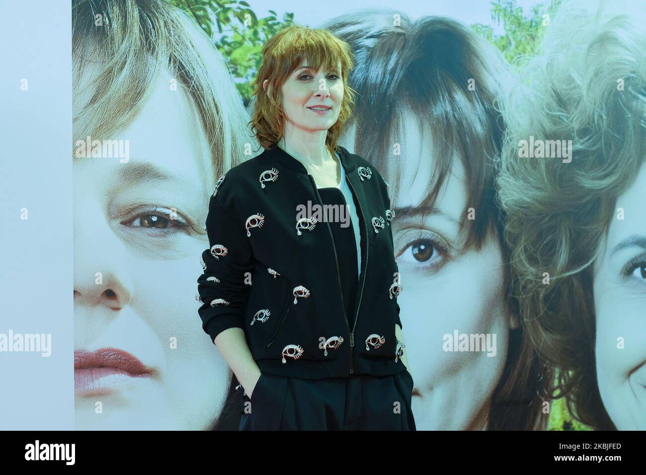 Spanish actress Nathalie Poza during the premier of the film ...