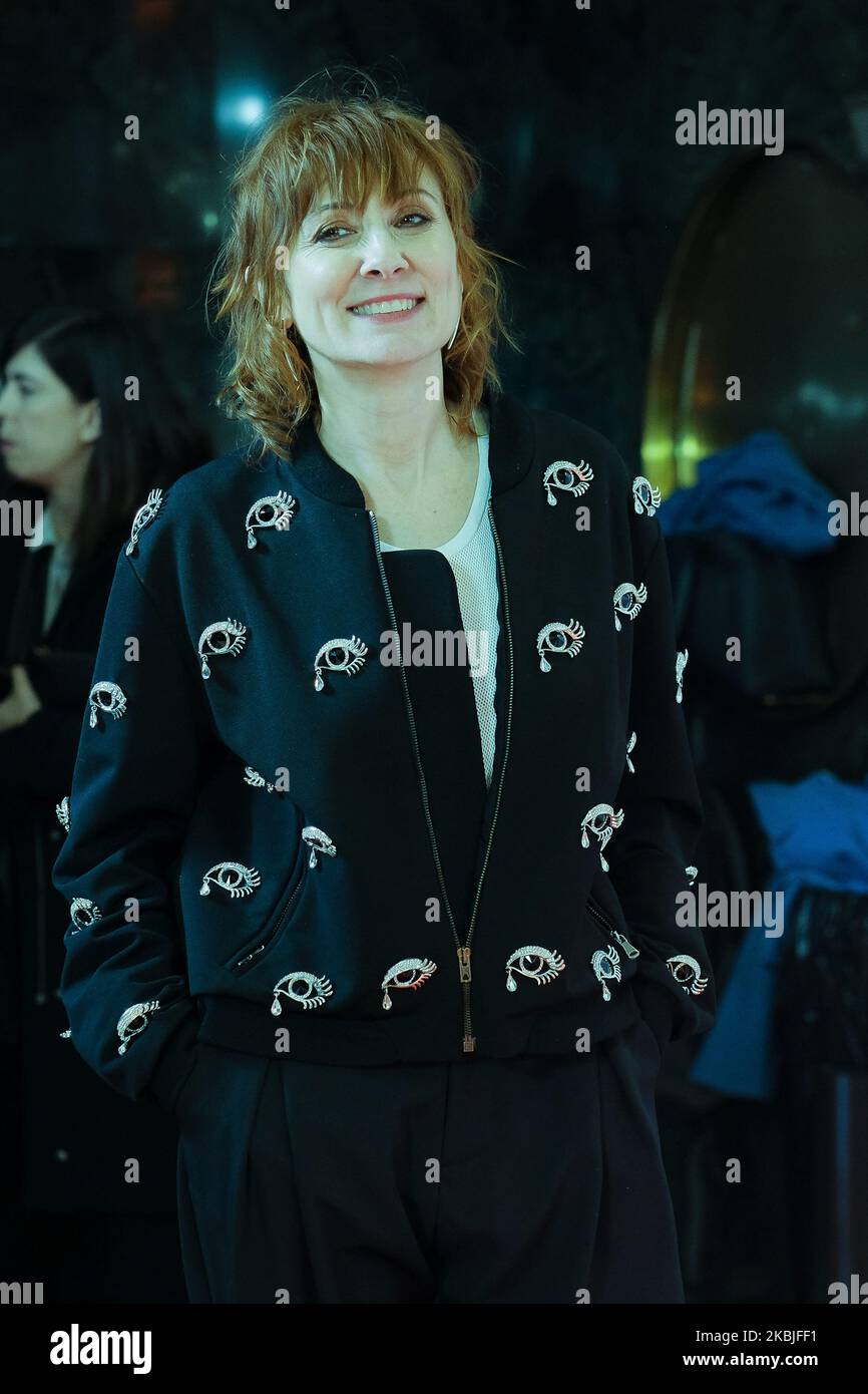Spanish actress Nathalie Poza during the premier of the film ...