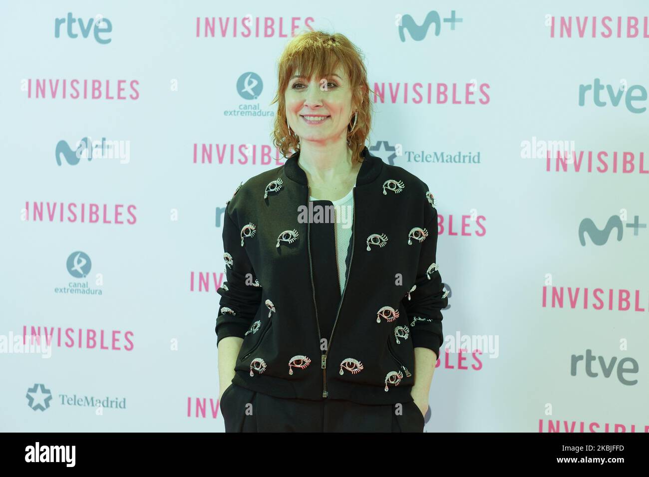 Spanish actress Nathalie Poza during the premier of the film ...
