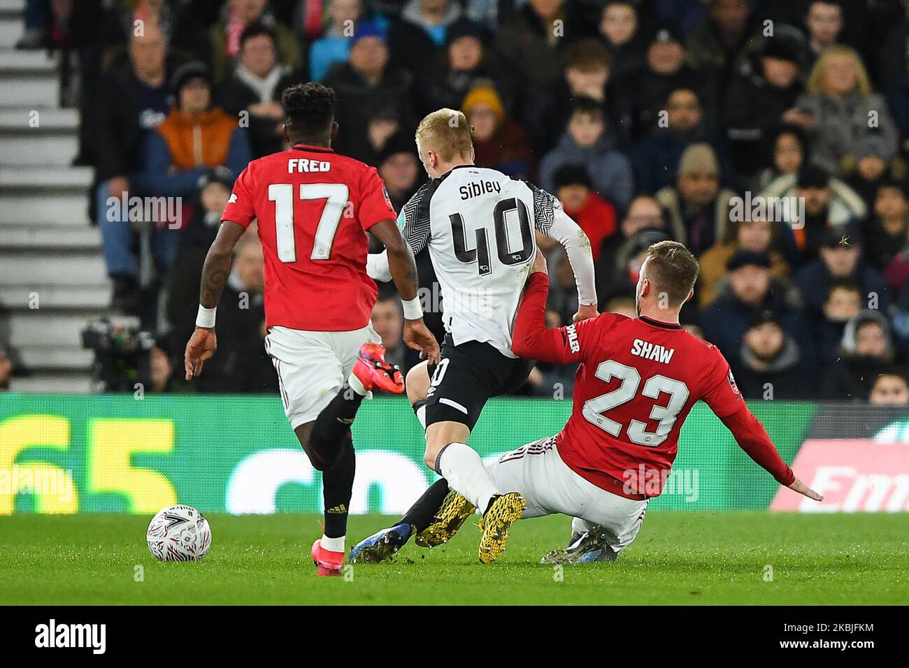 Manchester united fouls louie sibley hi-res stock photography and ...