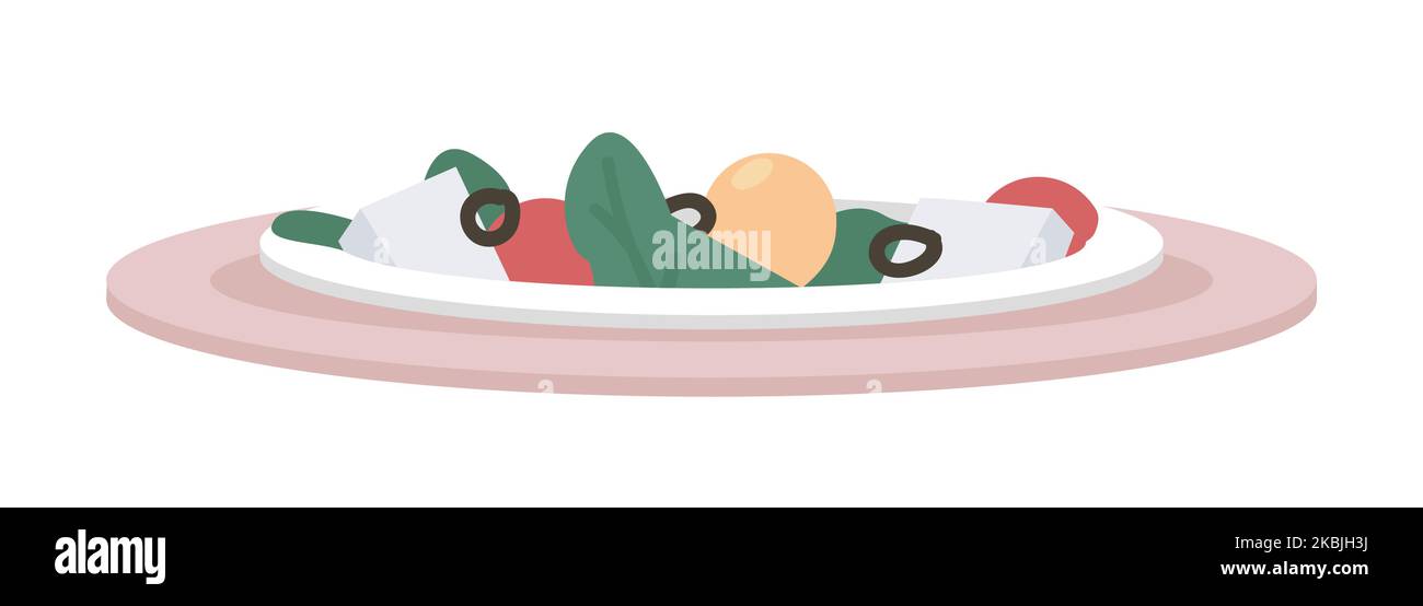 Traditional greek salad vegetable Stock Vector Images - Alamy