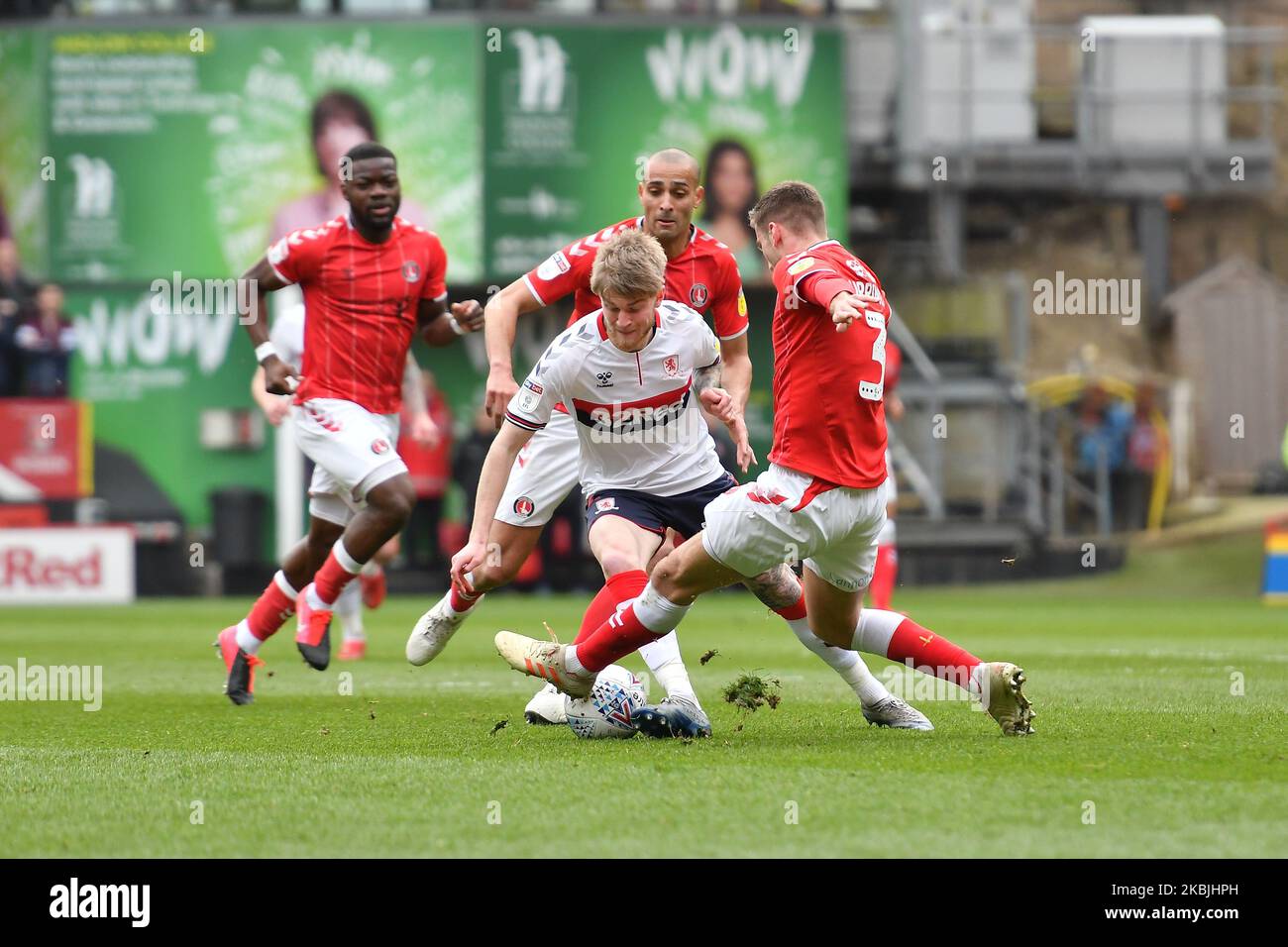 Hayden Coulson and Ben Purrington in action during the Sky Bet ...