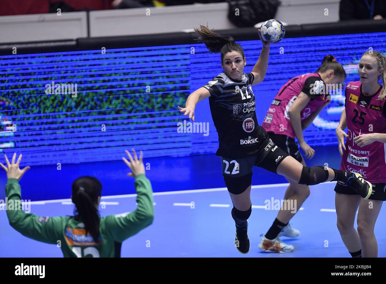 Henny ella reistad of vipers kristiansandduring ehf champions league ...