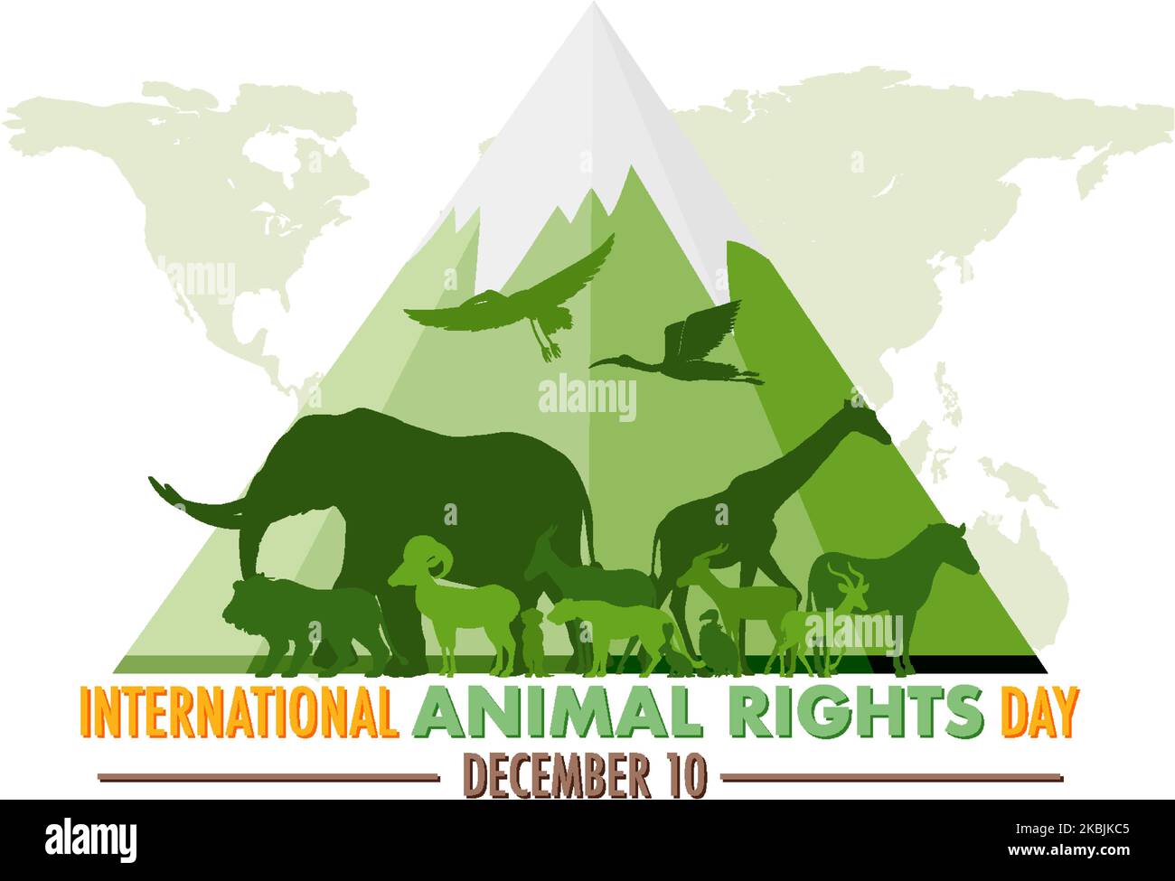 International Animal Rights Day banner design illustration Stock Vector ...