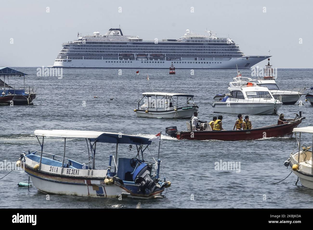 Norwegian cruise ship, MS Viking Sun anchor at quarantine zone due to ...