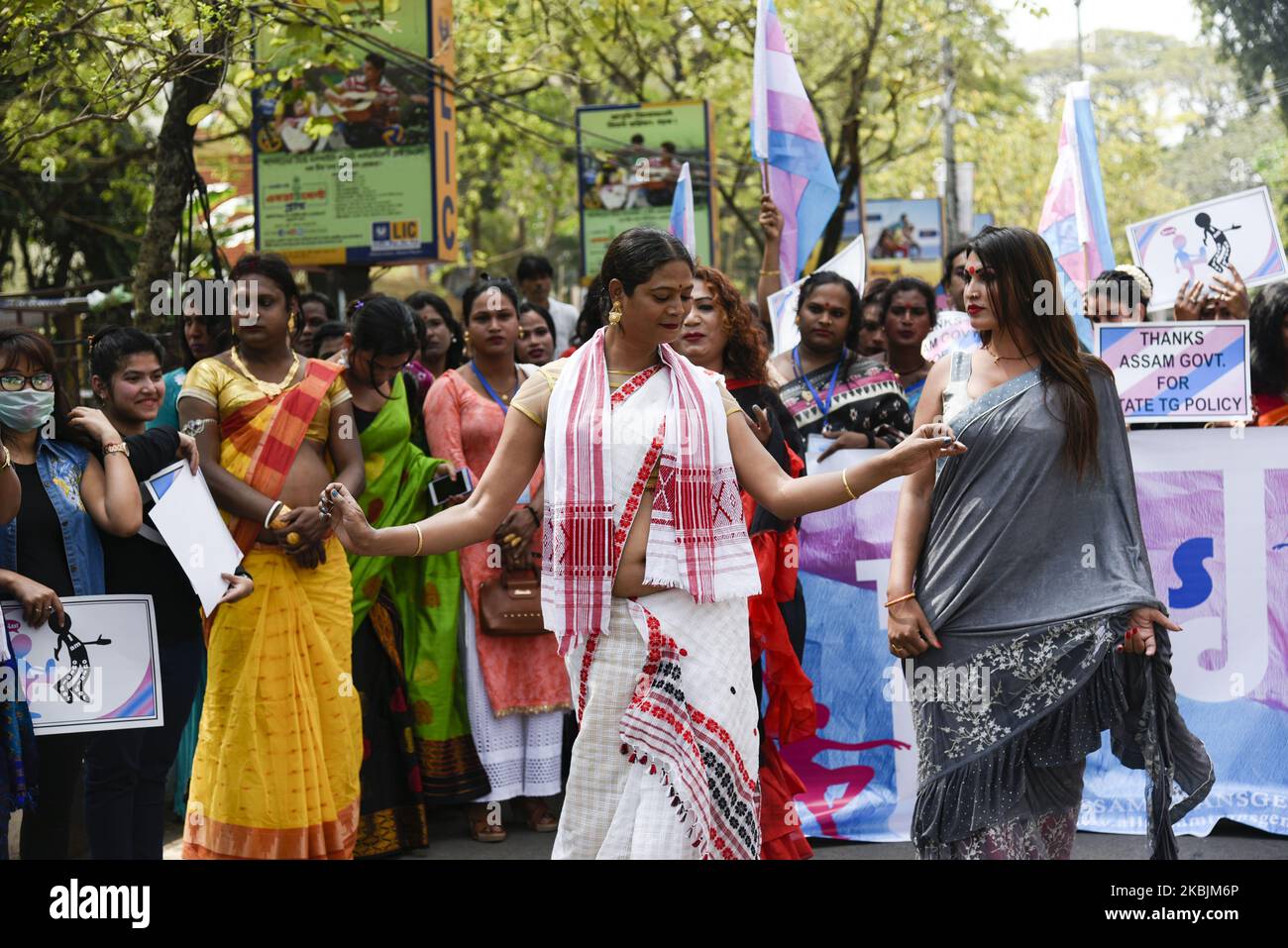 Supporters and members of Transgender community participate in a Pride ...