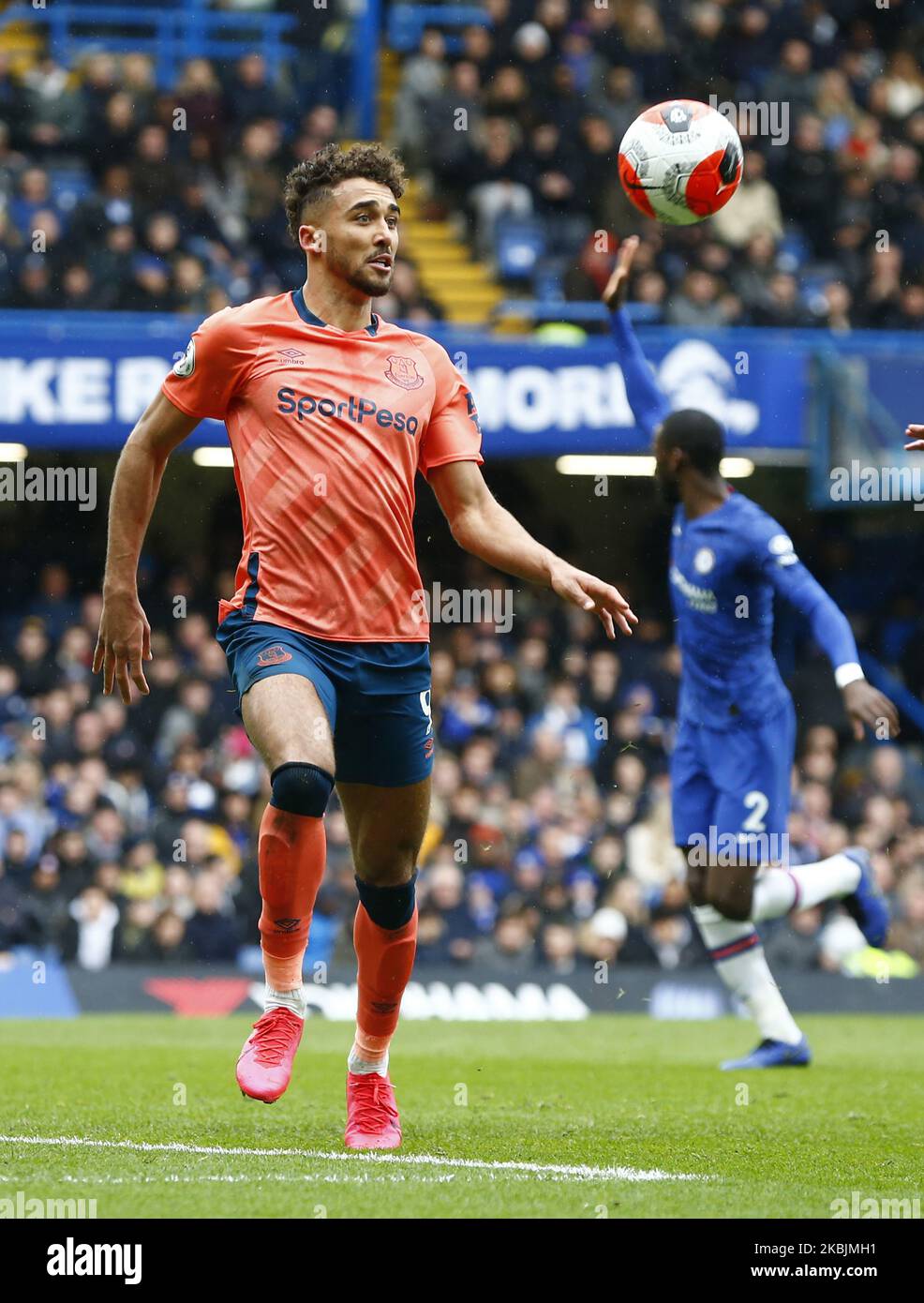 Everton's Dominic Calvert-Lewin in action during English Premier League ...