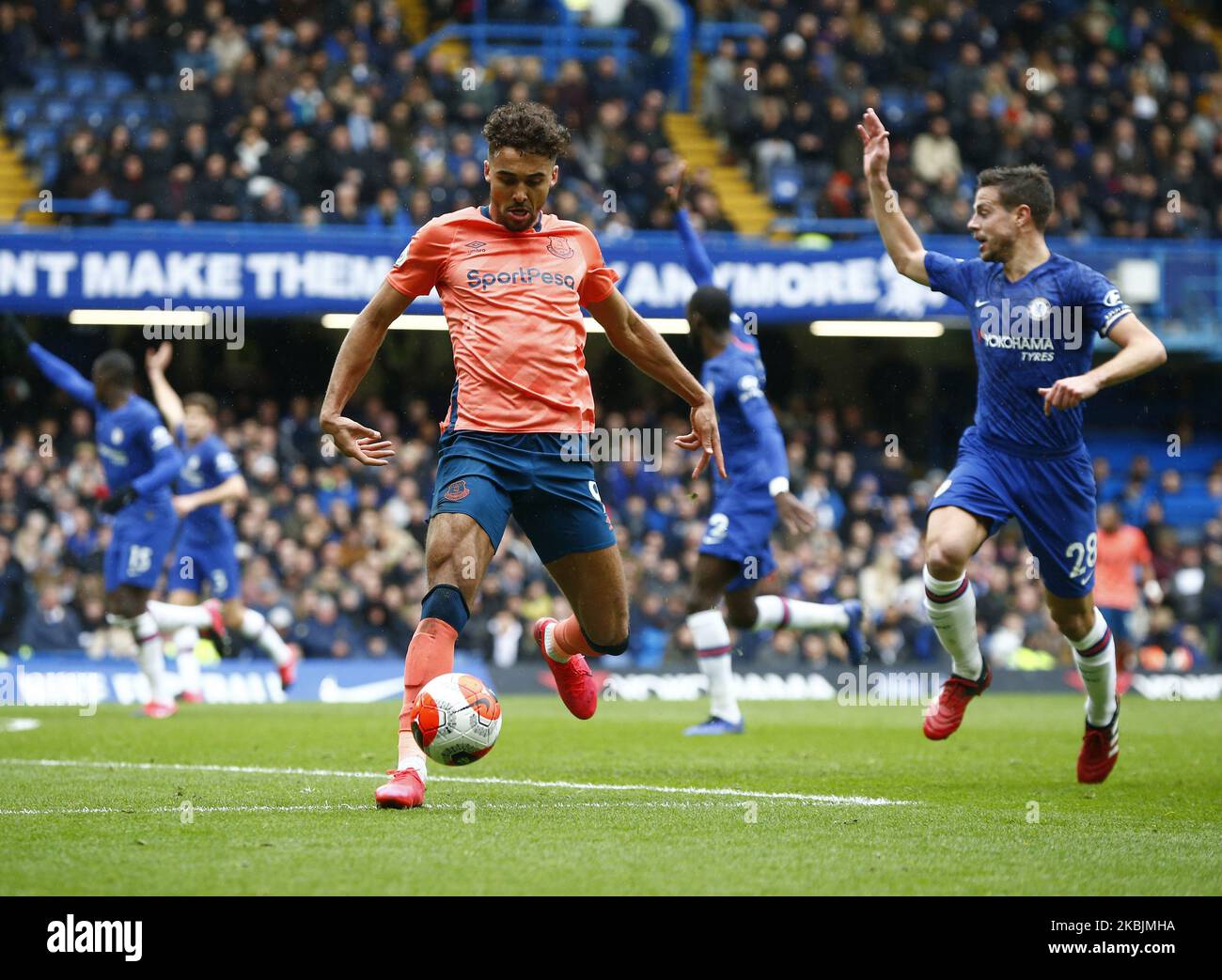 Everton's Dominic Calvert-Lewin in action during English Premier League ...