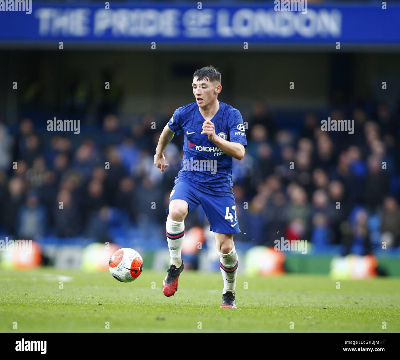 Chelsea's Billy Gilmour during English Premier League between Chelsea ...