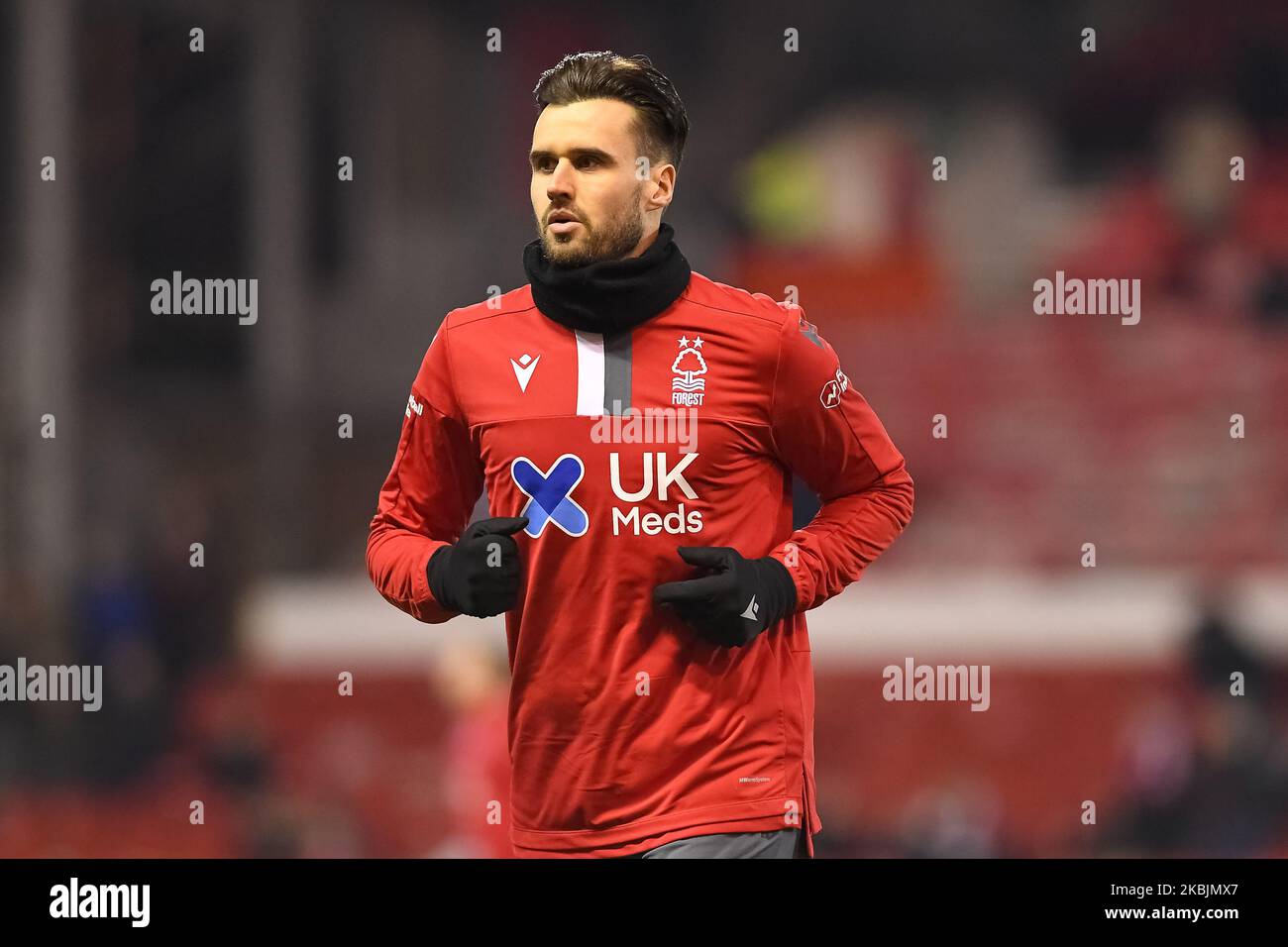 Carl Jenkinson (16) of Nottingham Forest during the Sky Bet ...
