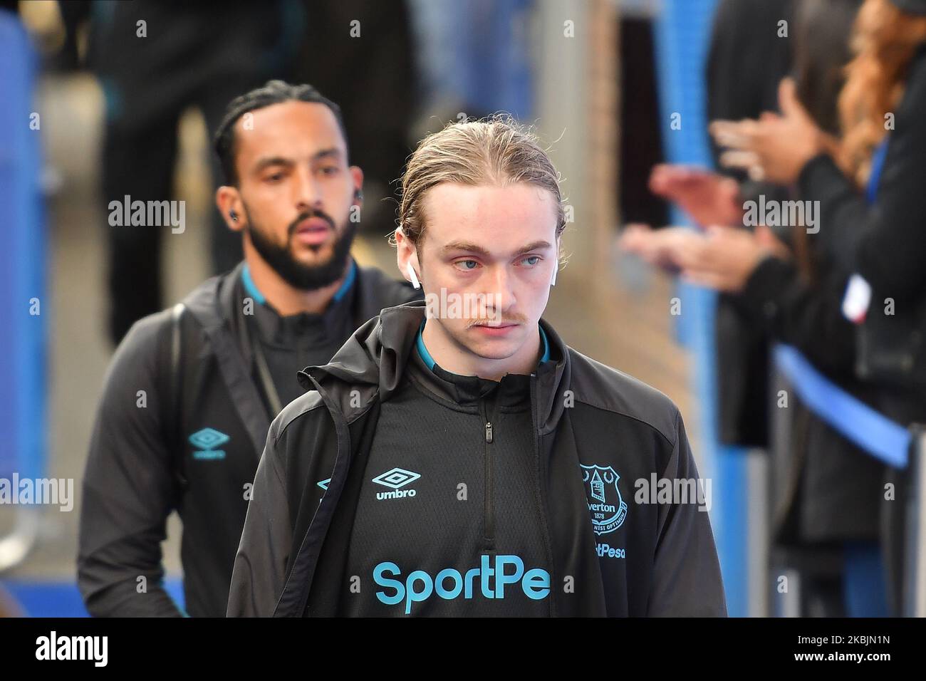 Tom Davies during the Premier League match between Chelsea and Everton ...