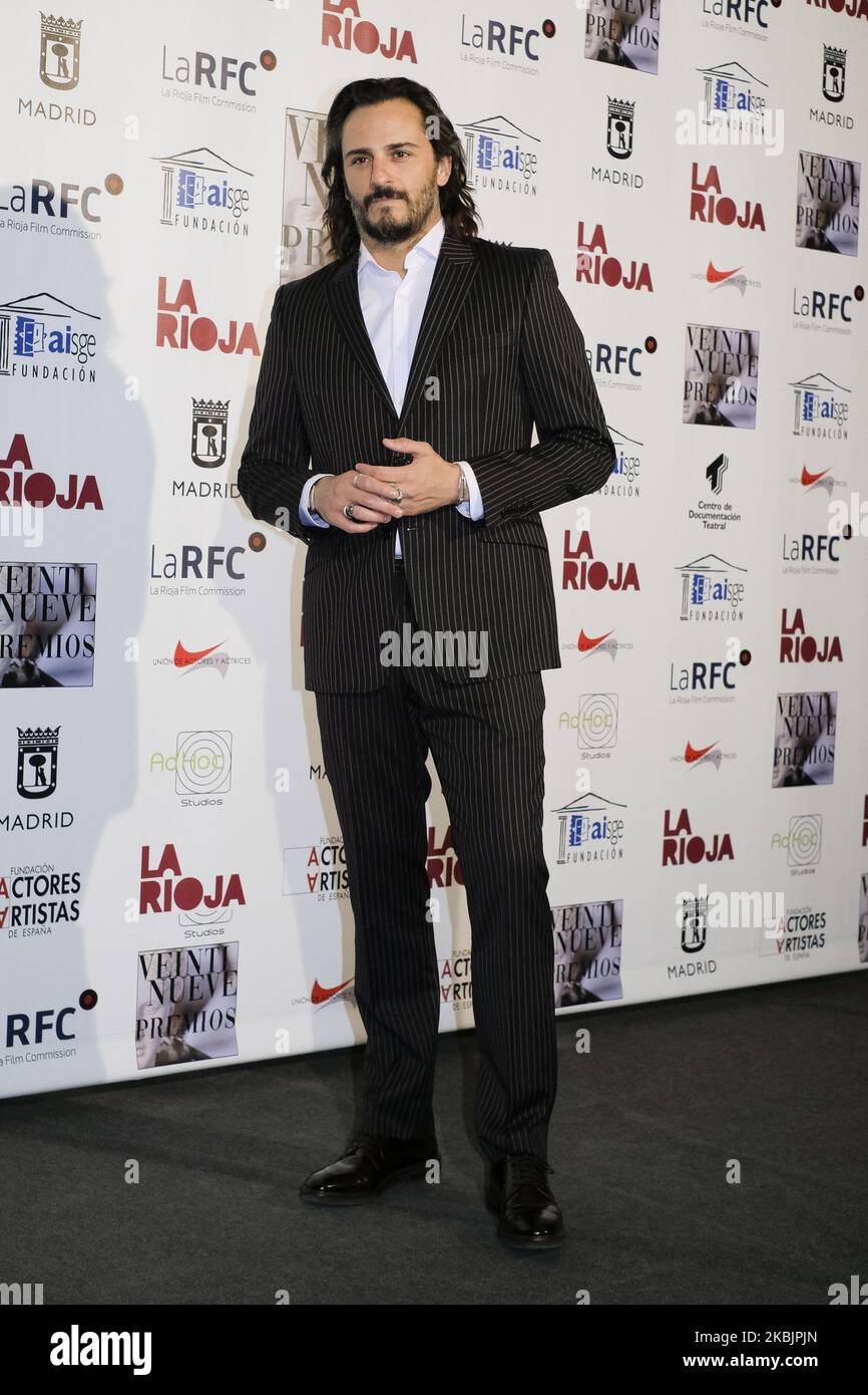Asier Etxeandia attends the Union de Actores Awards at the Circo Price ...