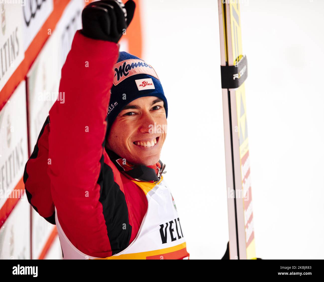 Stefan Kraft wins the Men Large Hill Individual HS130 of the FIS Ski ...