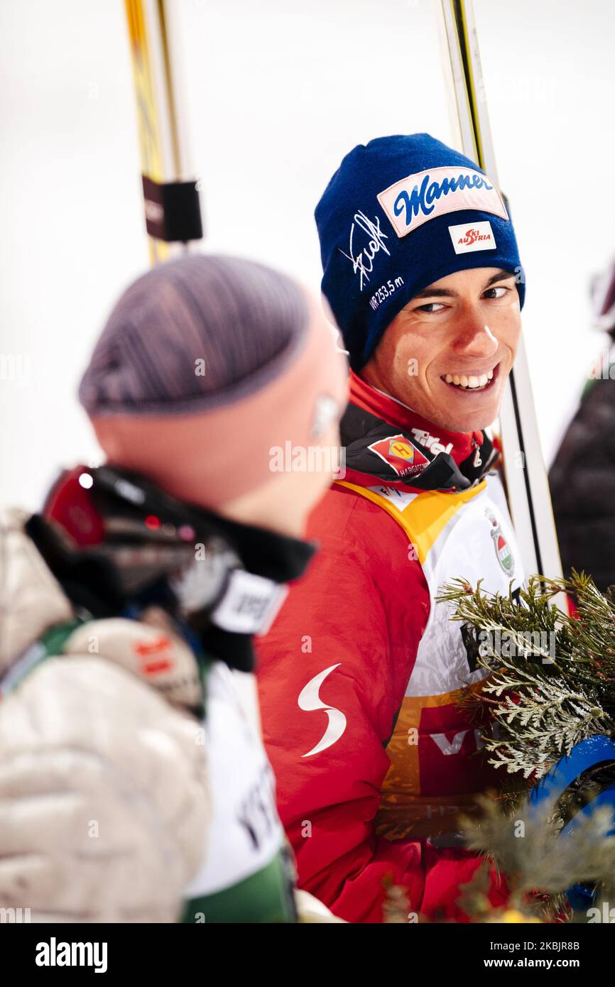 Stefan Kraft wins the Men Large Hill Individual HS130 of the FIS Ski ...