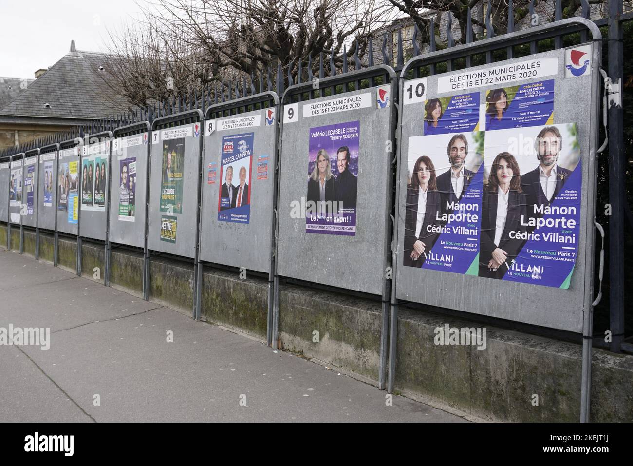 Battle for the Paris City Hall for votes in mayoral elections on March ...