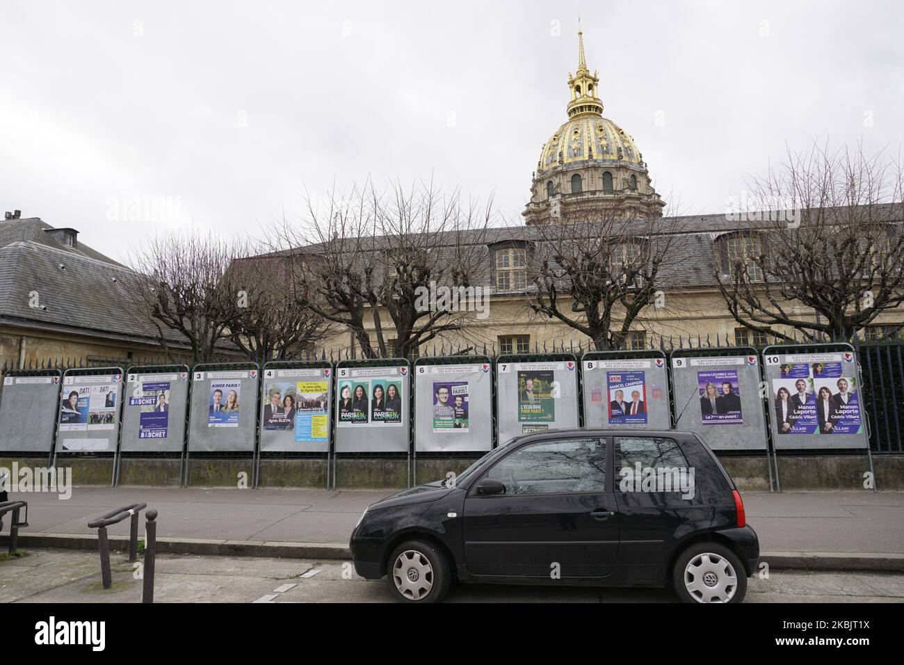 Battle for the Paris City Hall for votes in mayoral elections on March ...