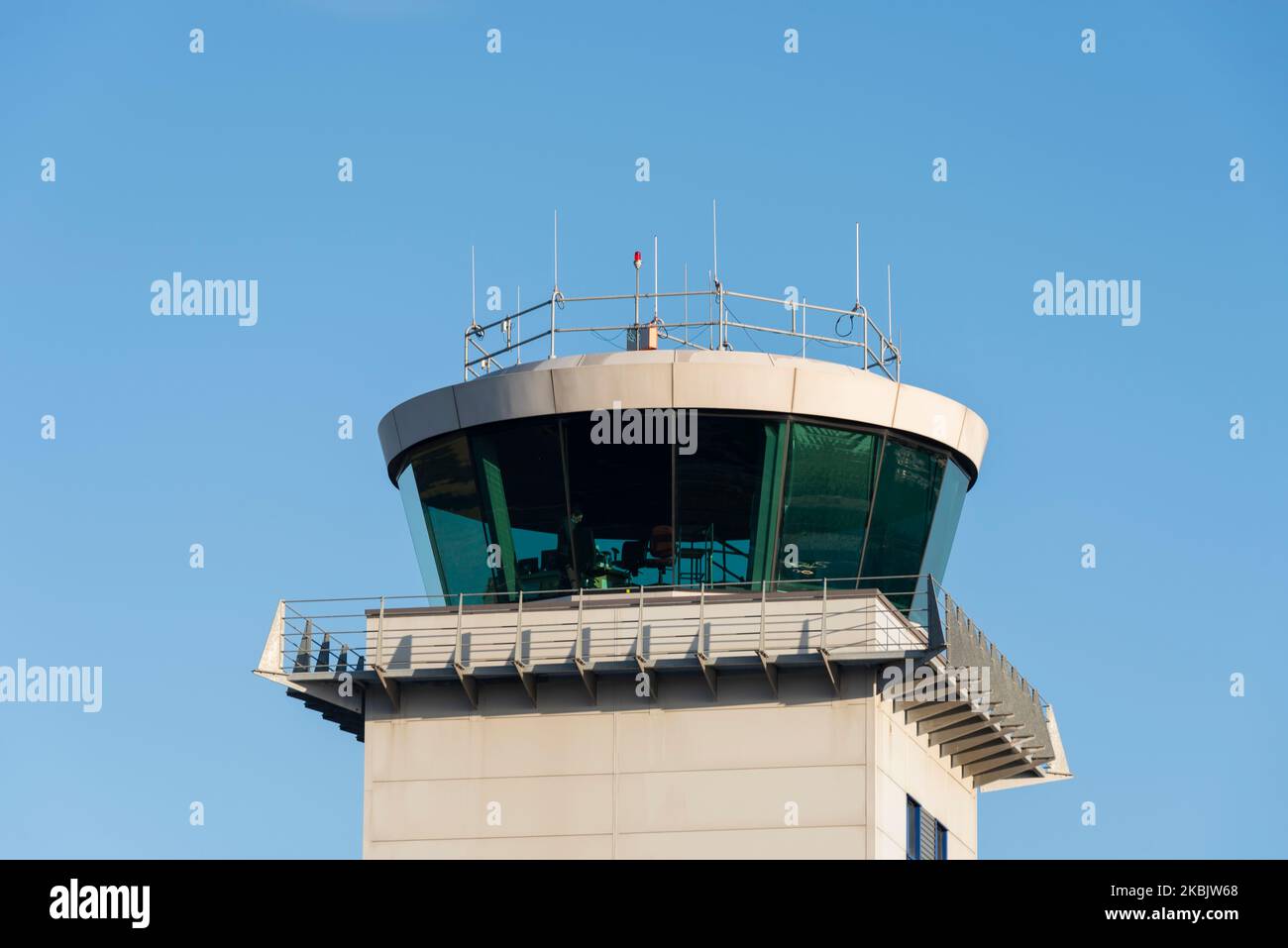 London Southend Airport air traffic control tower, atc tower. Modern ...