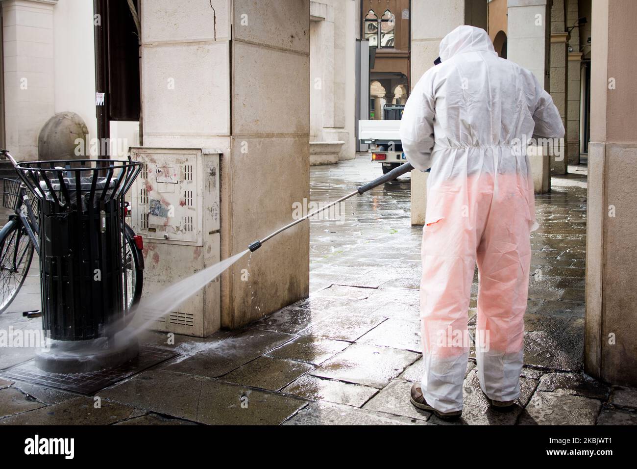 Disinfectant for emergency sanitation hi-res stock photography and ...