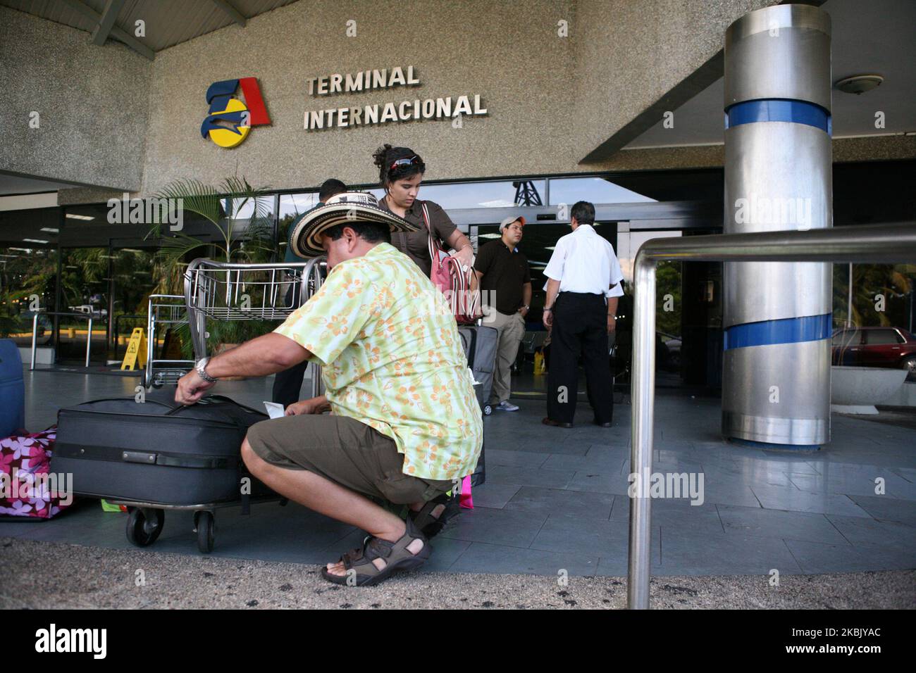 A view of airport in Caracas, Venezuela, on March 12, 2020 (Photo by ...