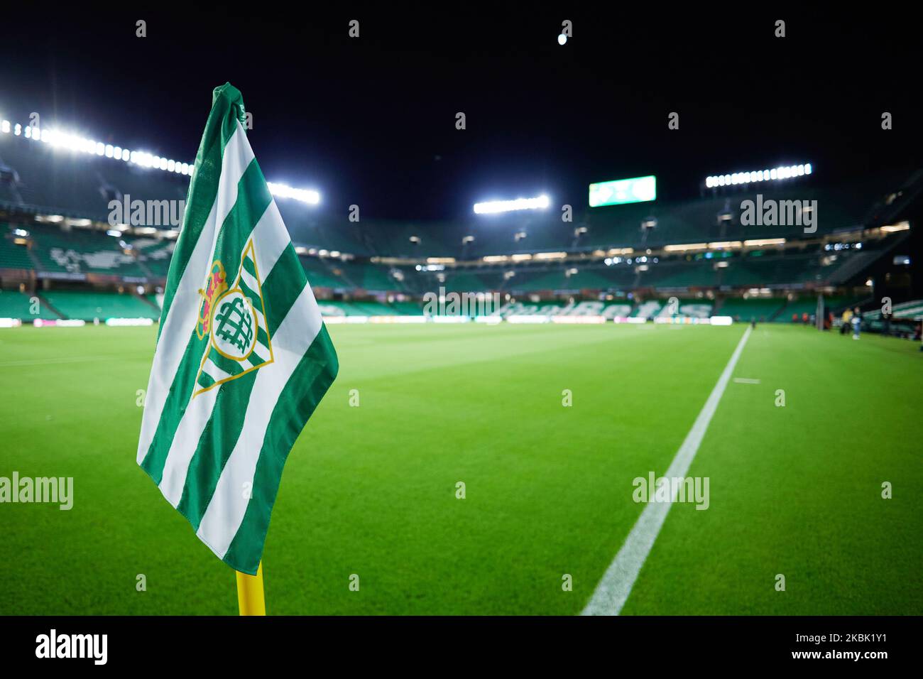 Real betis villamarin flag hi-res stock photography and images - Alamy