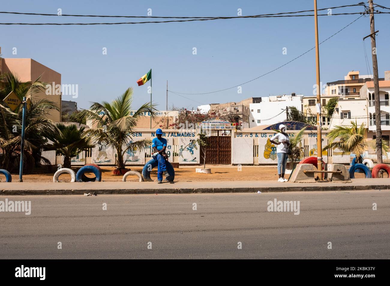 Daily life in Dakar, Senegal on March 3, 2020. Photo by Jerome Gilles ...