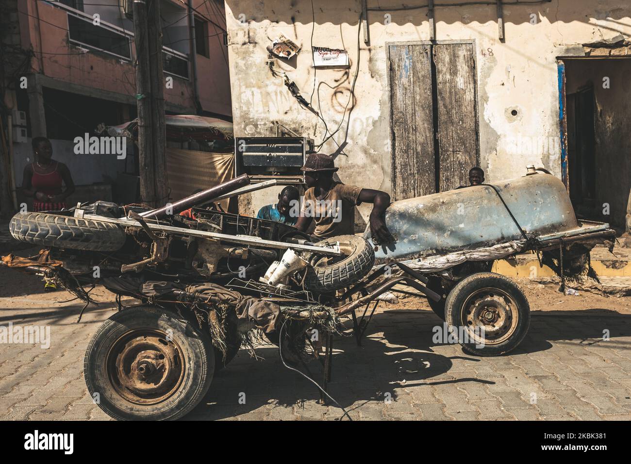 Daily life in Dakar, Senegal, on February 29, 2020. (Photo by Jerome ...