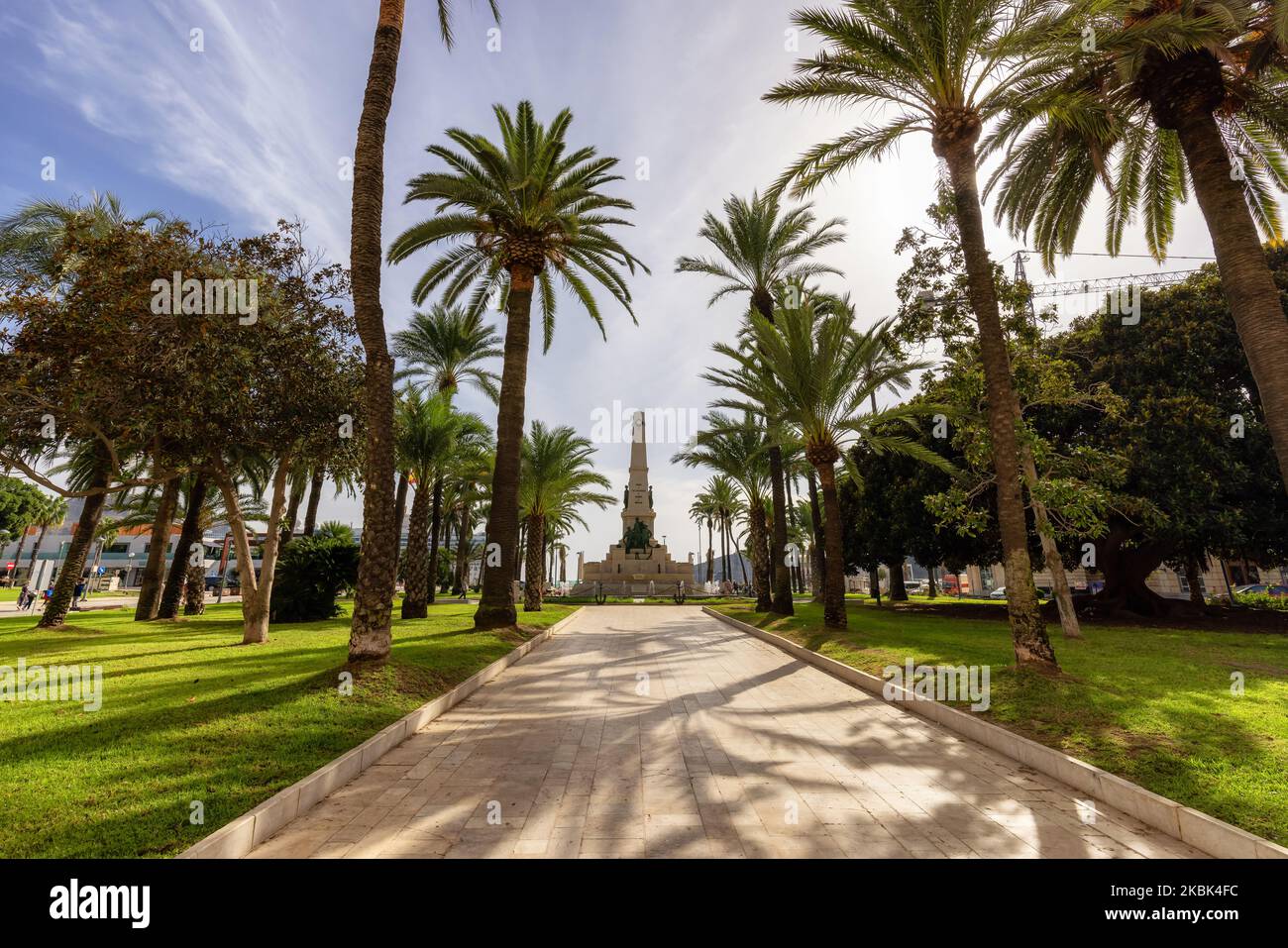 Historical site, Monument to the Heroes of Cavite. Cartagena, Spain ...