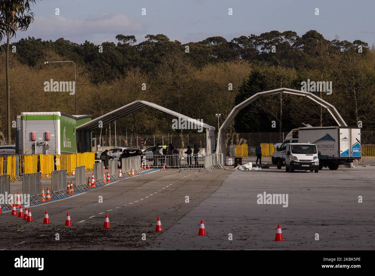 The first screening center for covid-19 in 'drive thru' model was ...