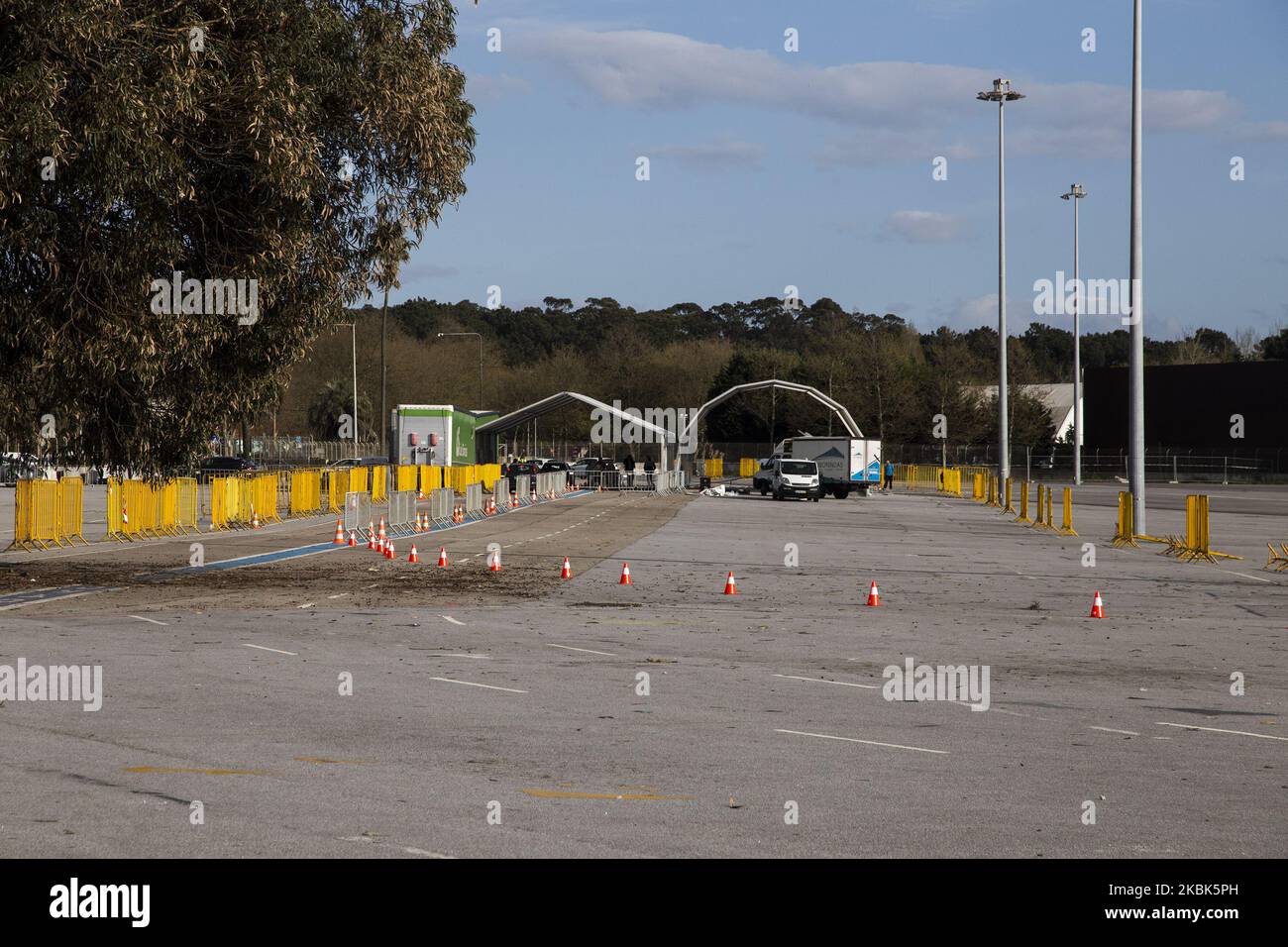 The first screening center for covid-19 in 'drive thru' model was ...