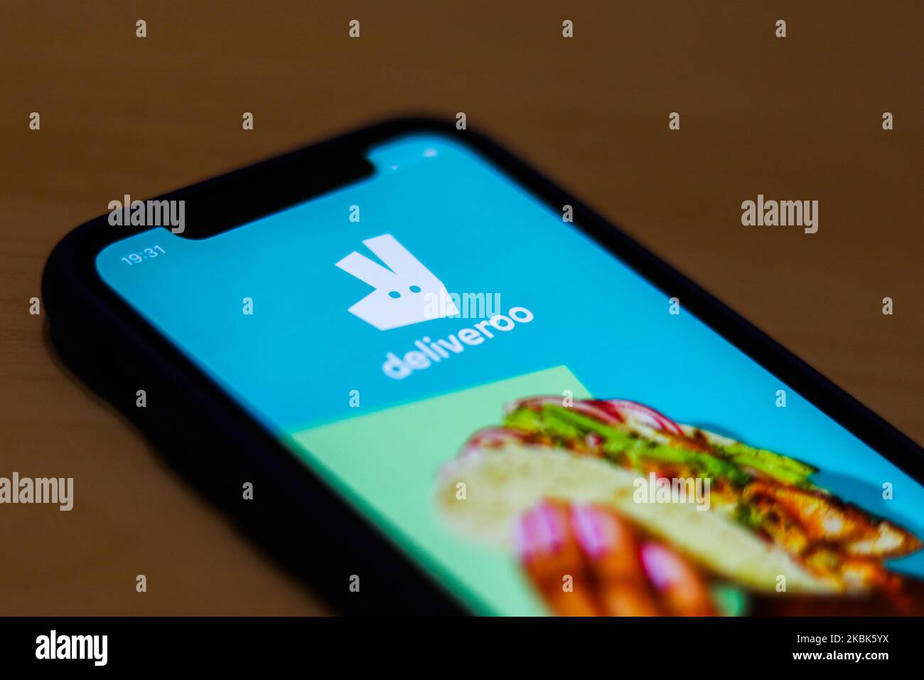 Deliveroo screen hi-res stock photography and images - Alamy