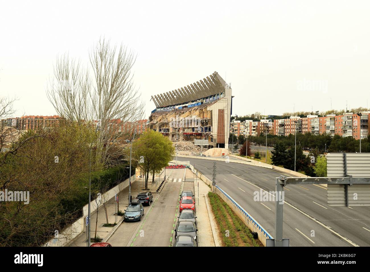 Streets are empty due to the spreading of coronavirus (Covid-19). The ...