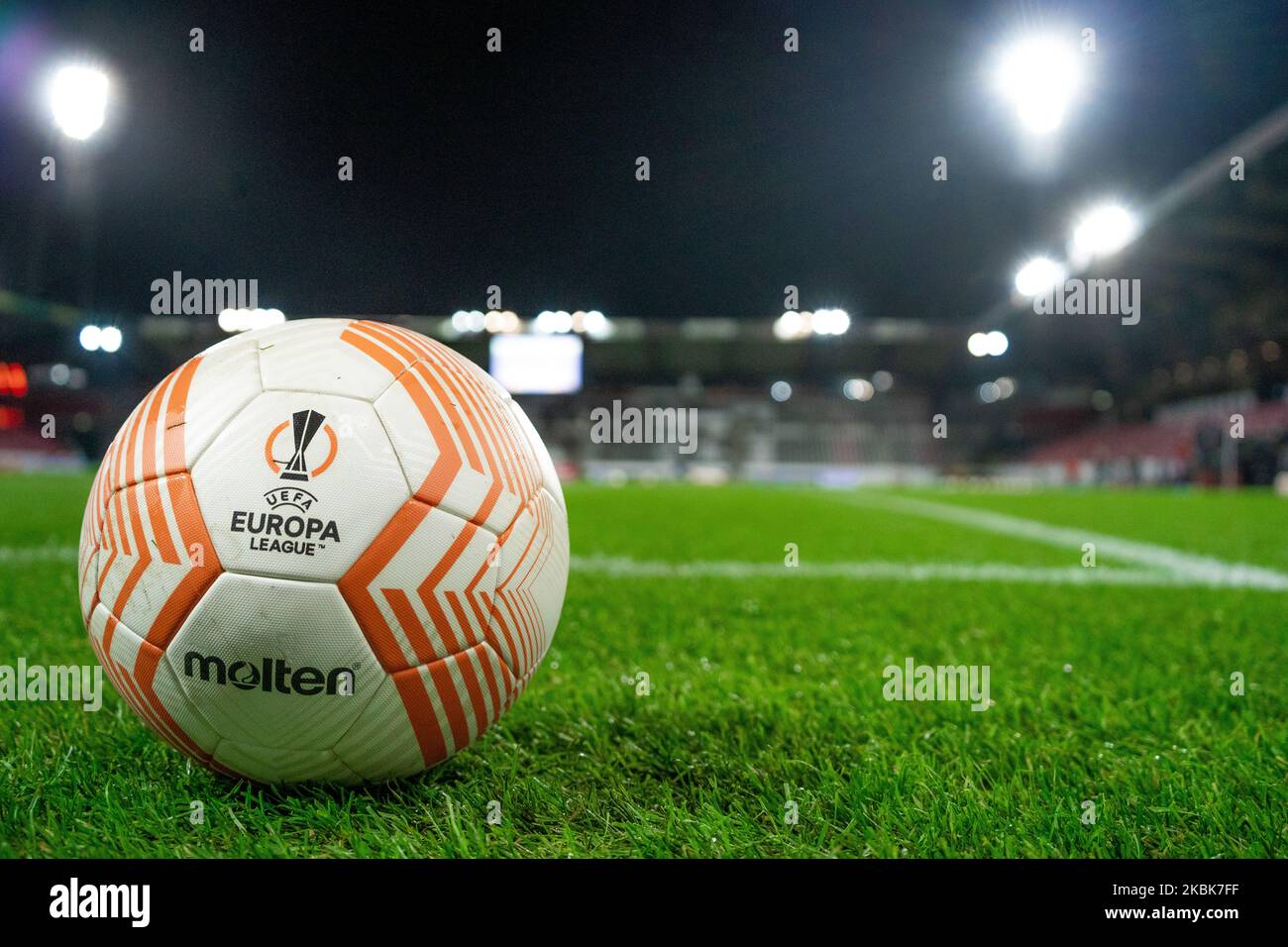 Herning, Denmark. 03rd Nov, 2022. The match ball from Molten is ready ...
