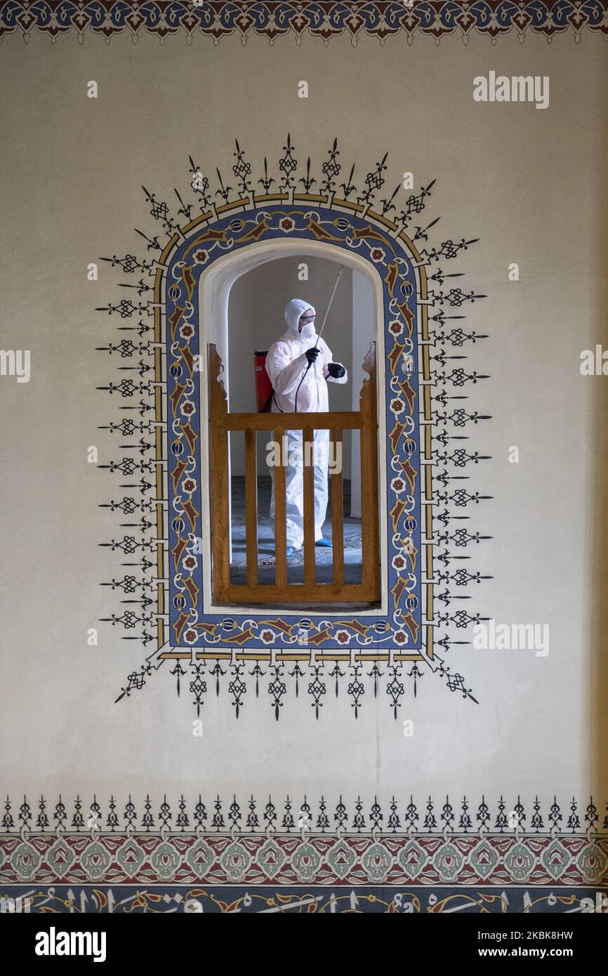 Istanbul Fatih Municipality employees disinfected Little Hagia Sophia ...