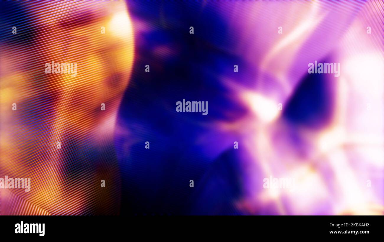 Soft focus pink and red digital bg of metal shapes - abstract 3D ...