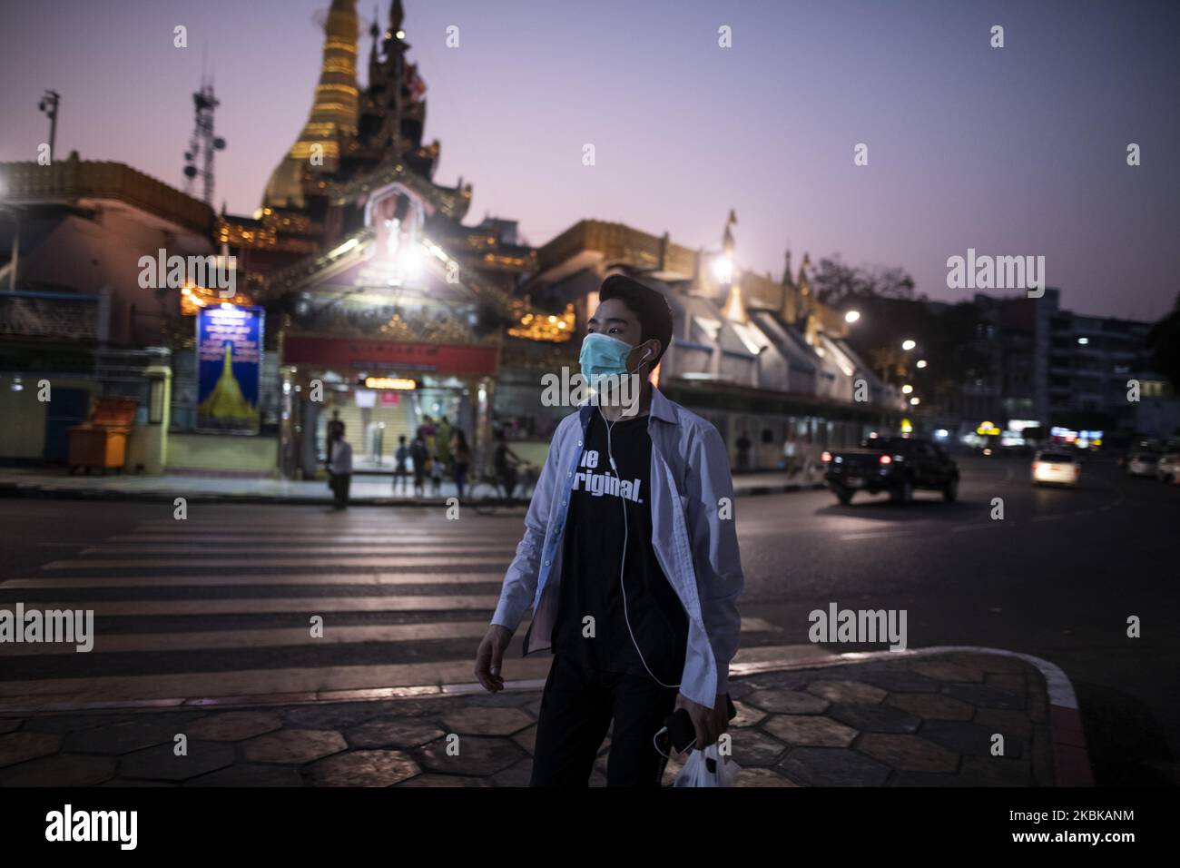 A man wearing face mask, amid concerns of the COVID-19 coronavirus ...