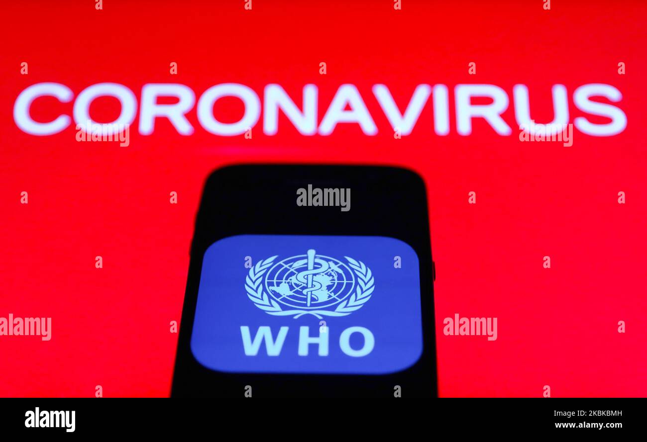 World health organization logo covid hi-res stock photography and ...